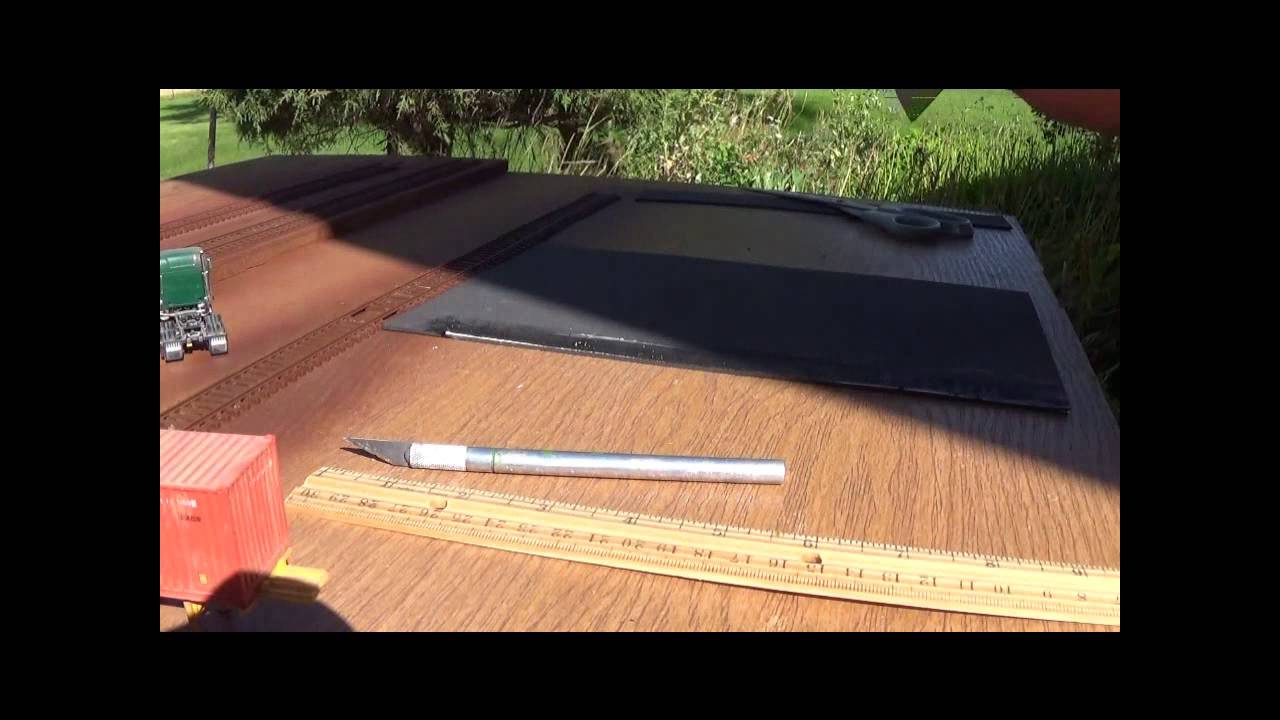 HO scale model train Diorama build - YouTube