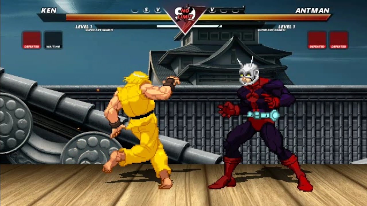 STREET FIGHTER TEAM VS MARVEL TEAM - VERY INCREDIBLY EXCITING FIGHT ...