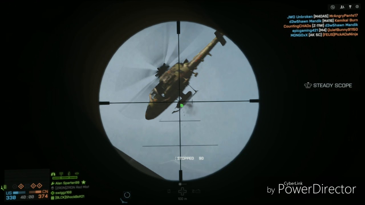 Battlefield 4 Sniper hits - YouTube