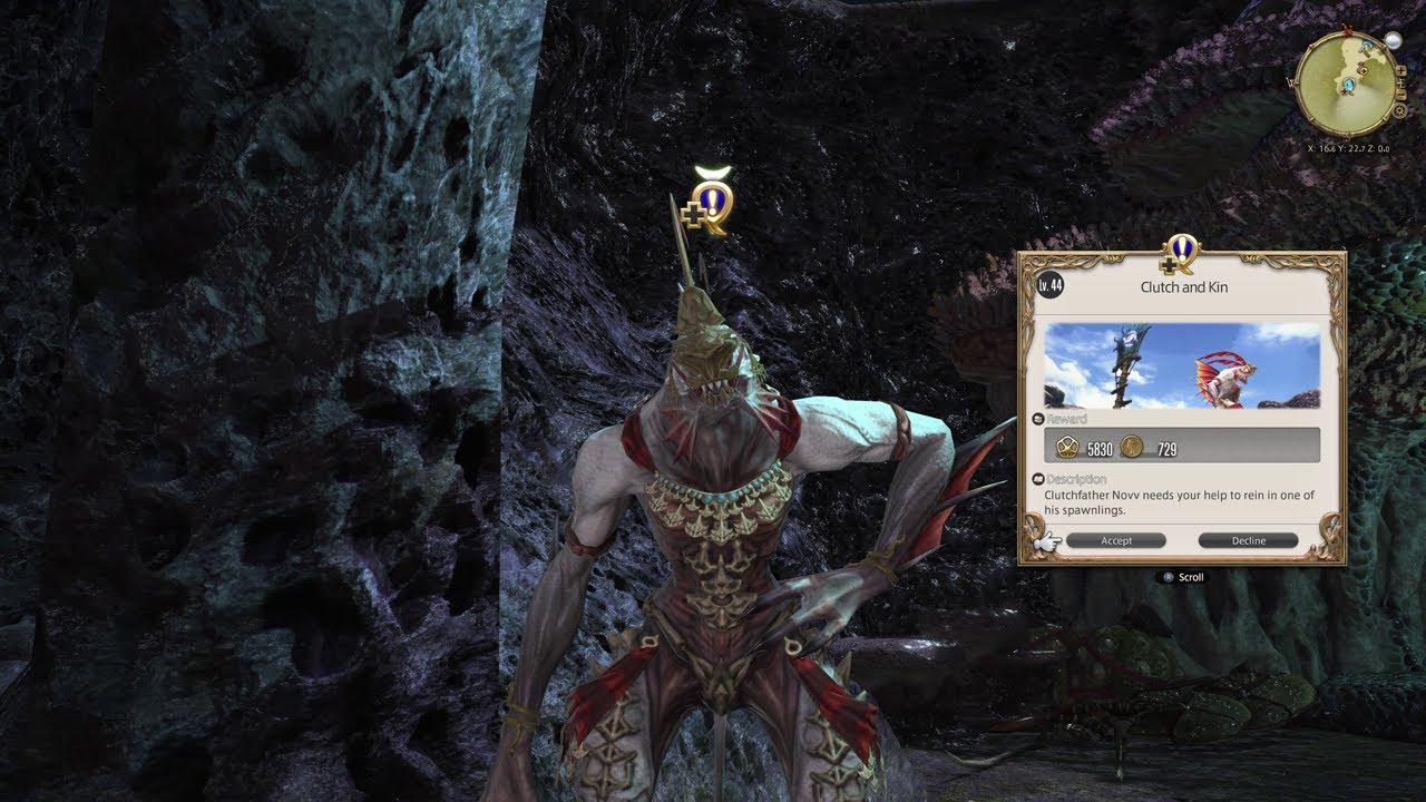 FFXIV Sahagin Society Quest: Clutch and Kin - YouTube