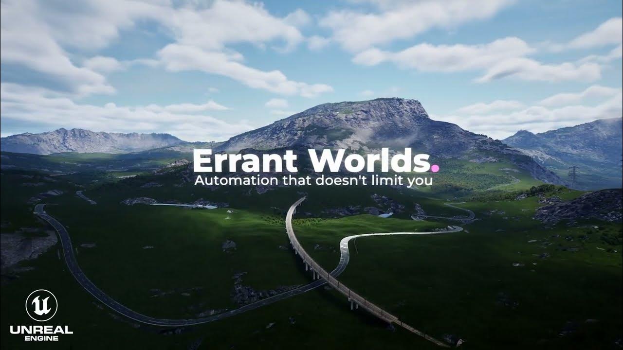Errant Worlds - Teaser | Unreal Engine 5 | Plugins for Landscape, Biomes, Paths - YouTube