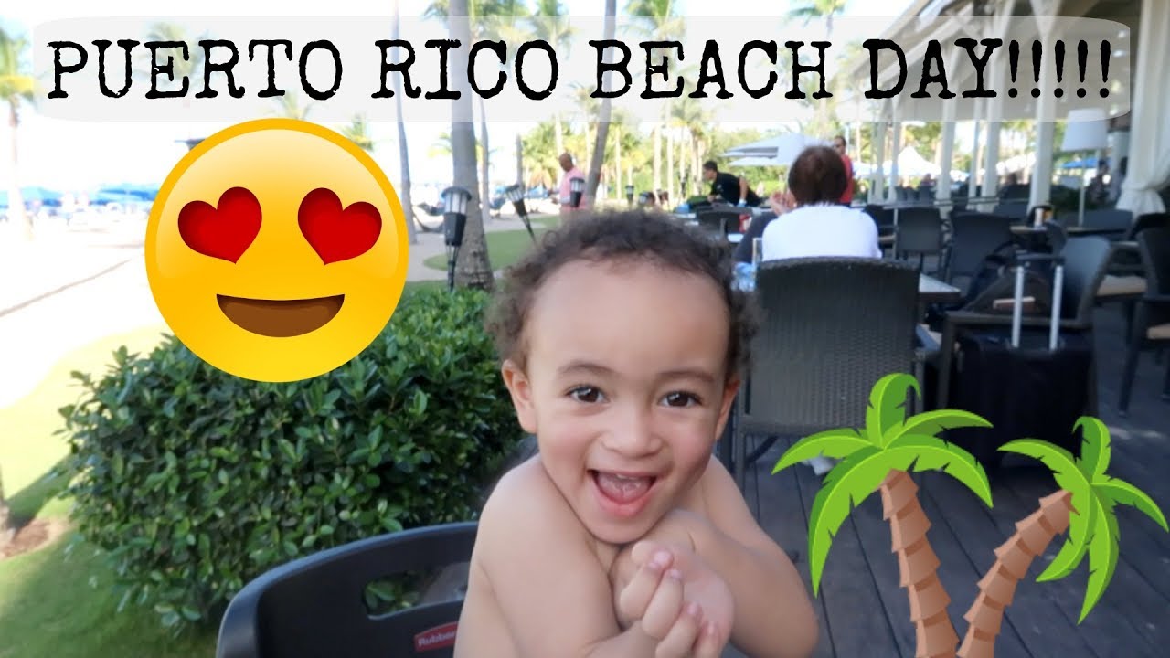 PUERTO RICO BEACH DAY!!!!! - YouTube
