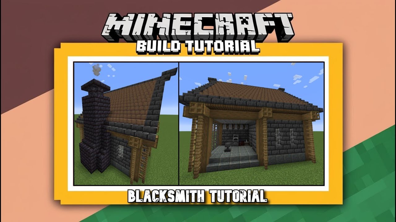 Minecraft House Tutorial | How to make a Blacksmith in Minecraft 1.21.4 ...
