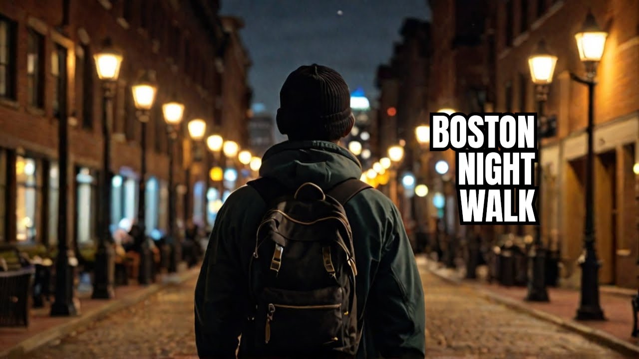 Walking Around Downtown Boston at Night - YouTube