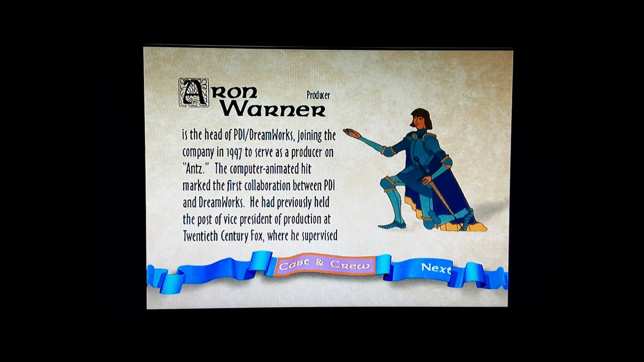 Shrek (2001) DVD Menu (Disc 1) Walkthrough (20th Anniversary Special ...