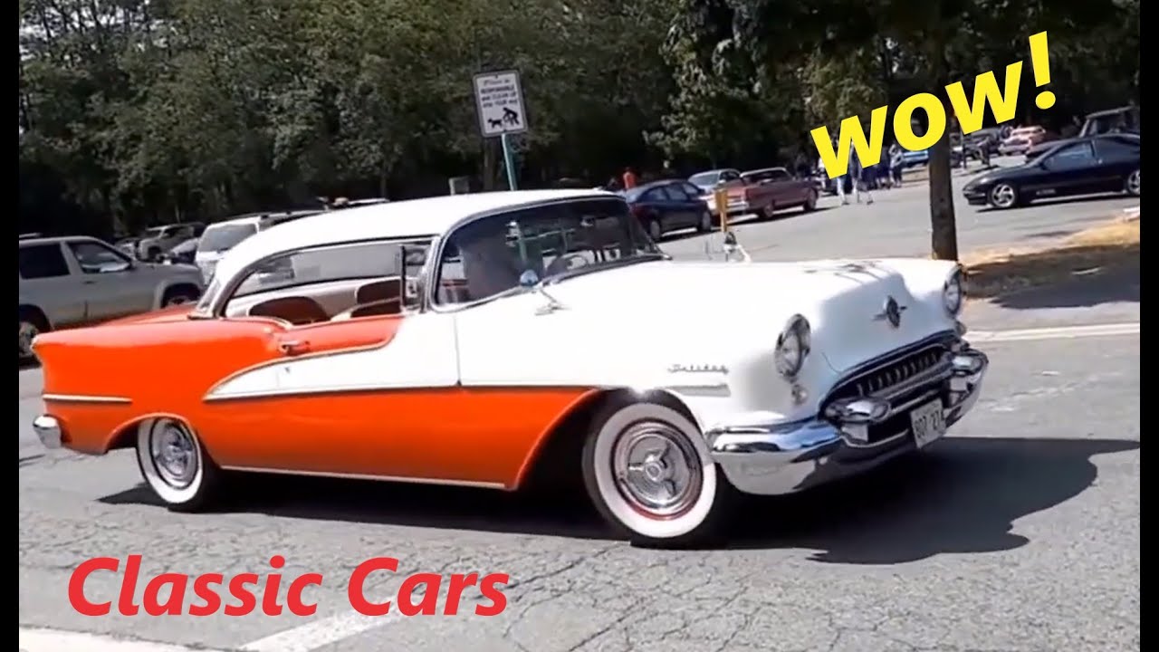 Moving Classic cars/Festival/Exhibit/Car Show/Land Transportation - YouTube