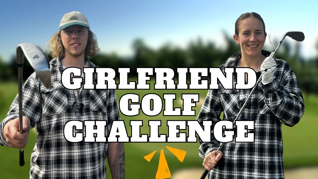 Golf Match With Girlfriend | Golf Challenge Girlfriend Hits My First ...