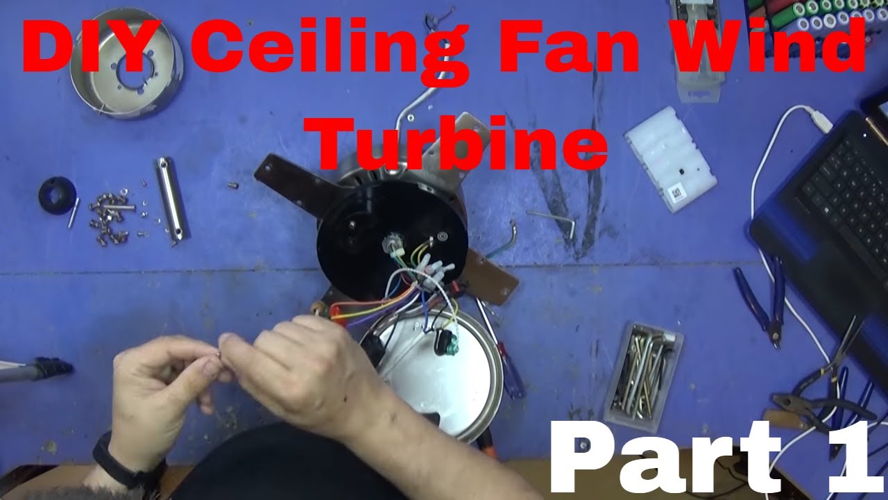 How To Make A Wind Turbine Out Of Ceiling Fan | Shelly Lighting