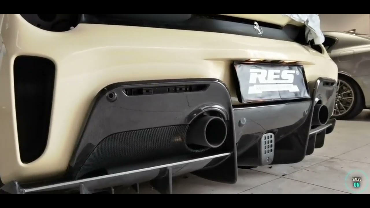 Ferrari 488 PISTA with RES Exhaust full set titanium valvetronic ...
