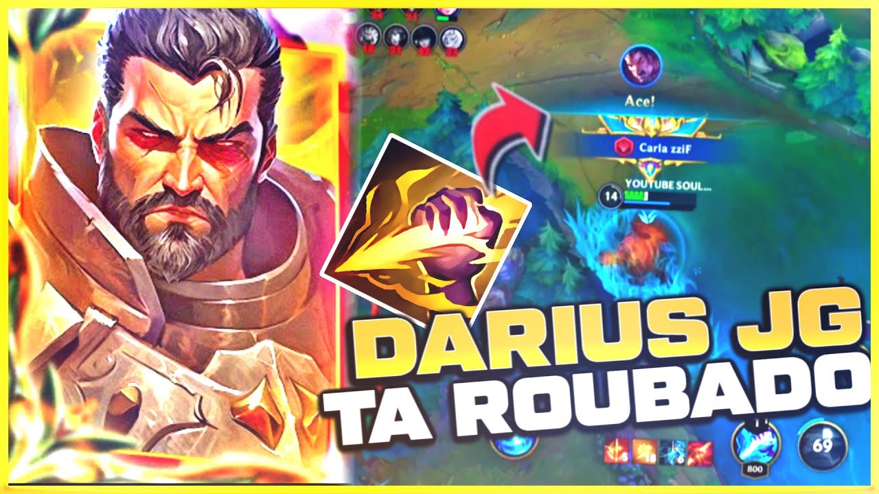 DARIUS JG TA QUEBRANDO O META WILD RIFT - YouTube