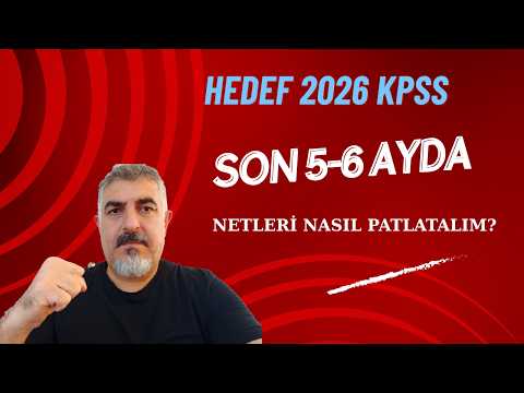 HEDEF 2026 KPSS YANLIŞLAR DOĞRULAR NETLERİ NASIL PATLATALIM