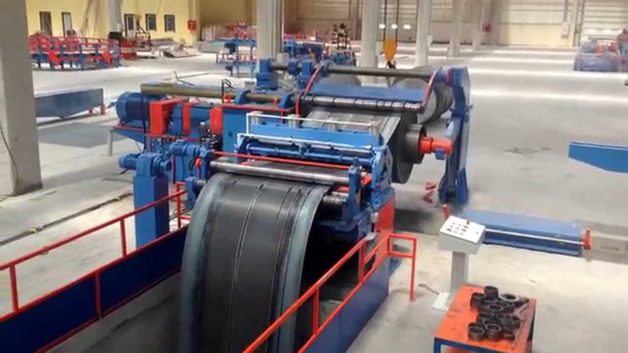 Coil Slitting Line 0,80x6,00x1600 - YouTube