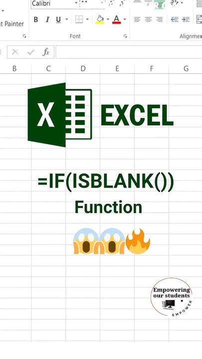 IF(ISBLANK()) Function in Excel | Excel Formula | IF condition | Excel Tricks | Accounting ...