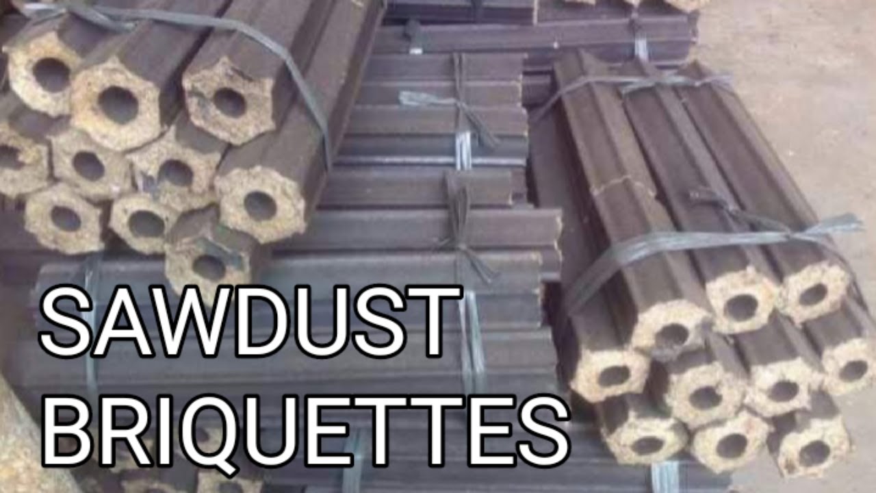 Proses Pembuatan Briket Arang Serbuk Kayu || SAWDUST BRIQUETTE - YouTube