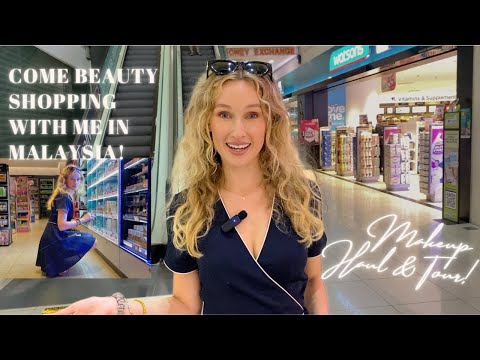 Come Beauty Shopping With Me in Malaysia! | Makeup Haul & Tour | LETICIA BISHOP