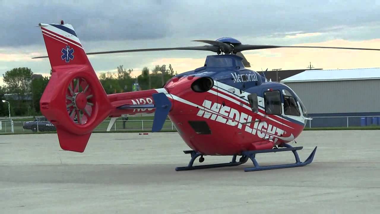 Eurocopter EC-135 Start Up & Take Off - YouTube