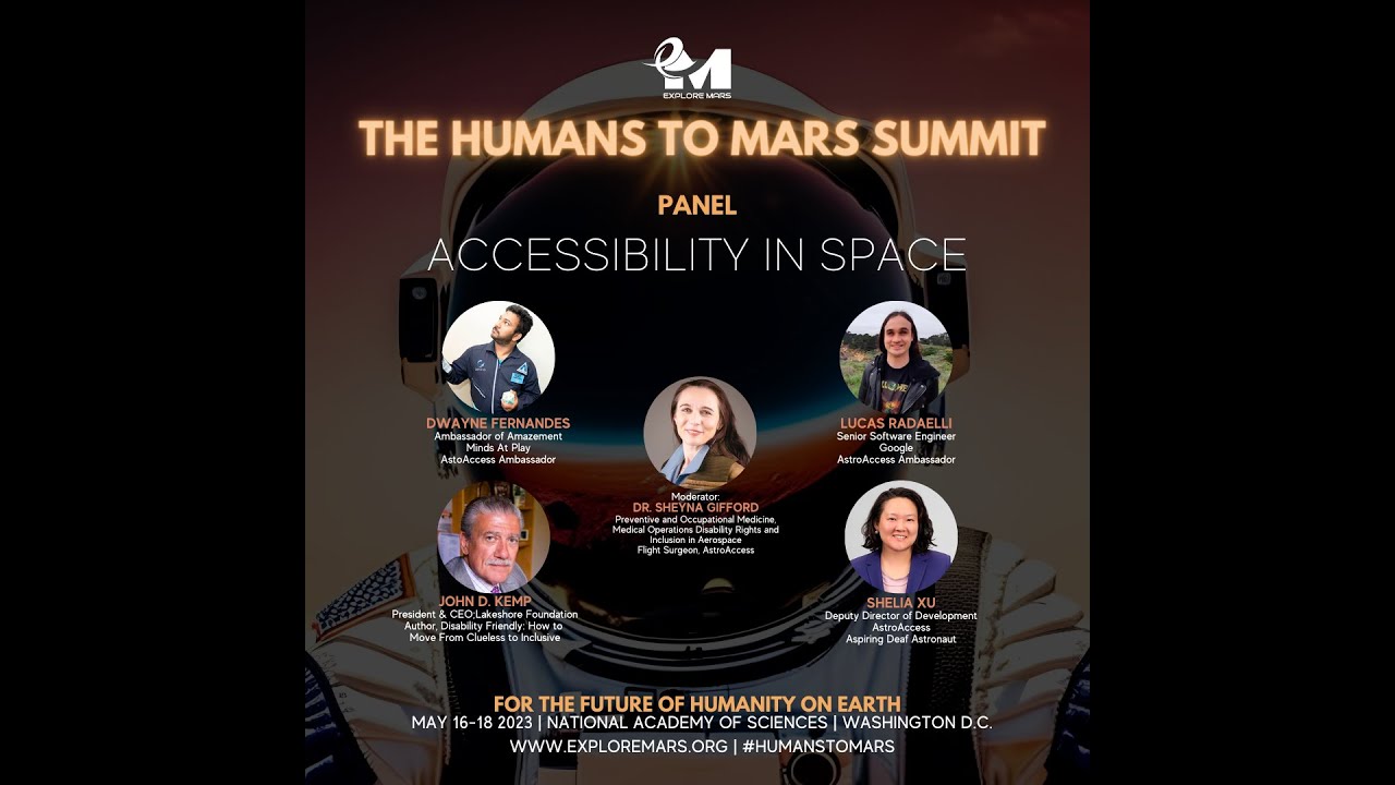The 2023 Humans to Mars Summit | Accessibility in Space - YouTube