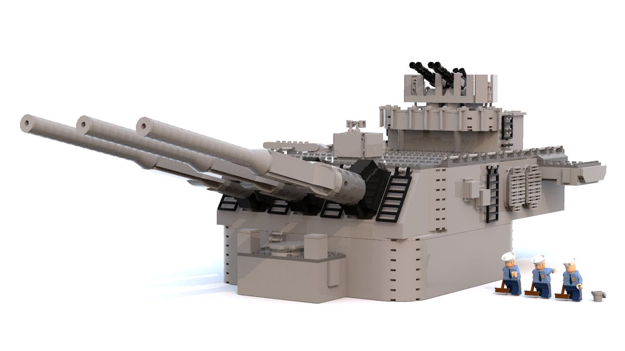 LEGO Iowa Turret B Instructions - YouTube