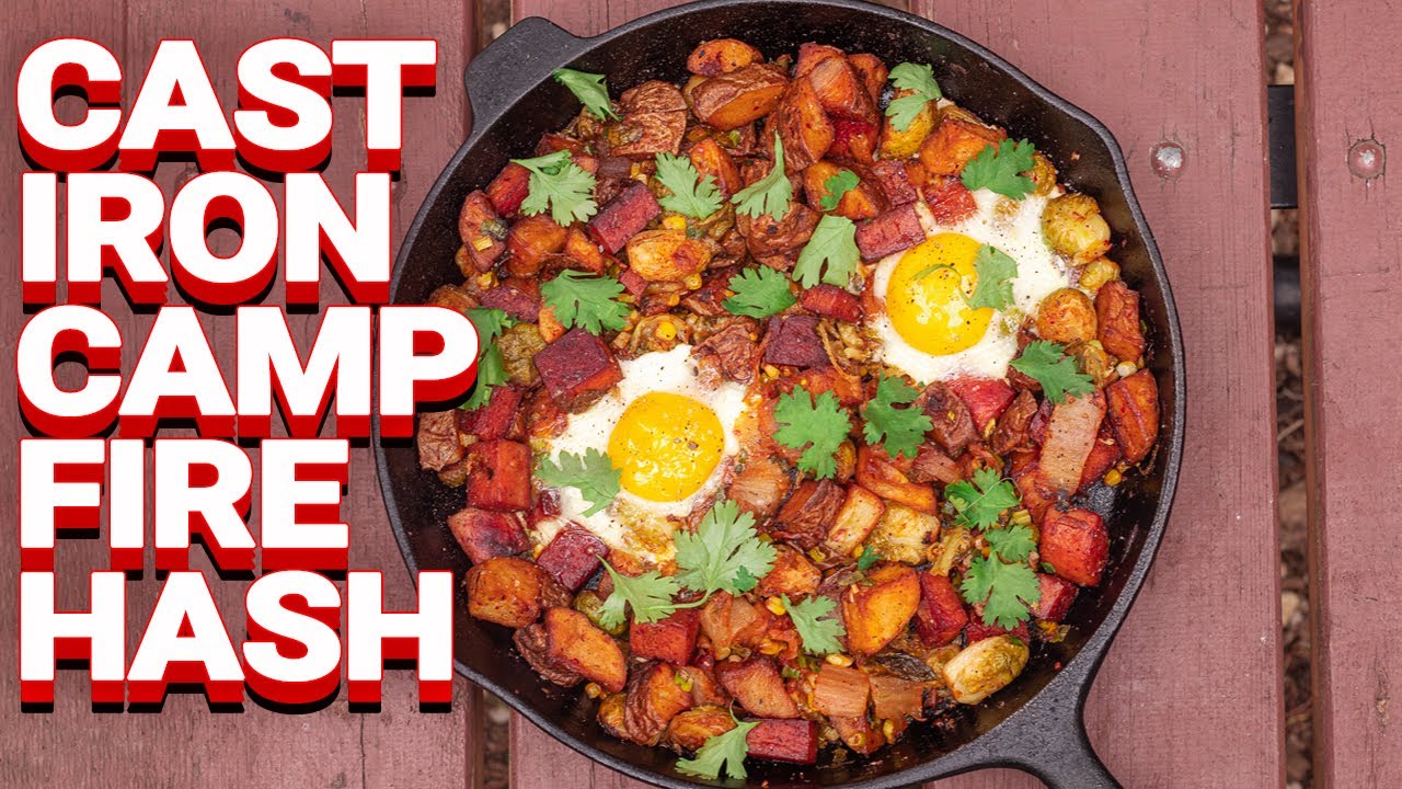 Cast Iron Campfire Hash | The Ultimate Campfire Breakfast - YouTube