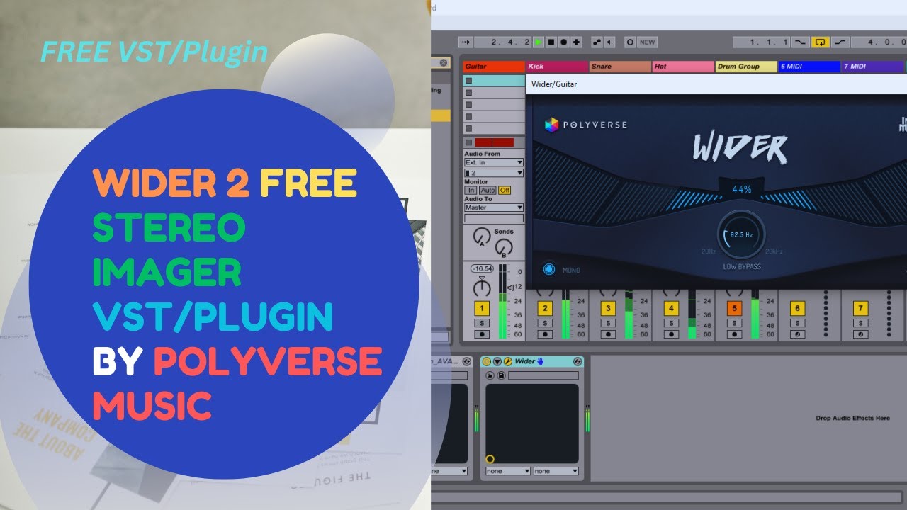 Wider 2 - FREE Stereo Imager VST/Plugin by Polyverse Music #Wider2 # ...
