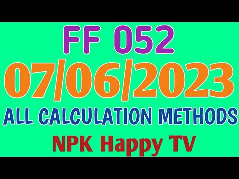 FF 052 Calculation Methods|| 7/06/2023 Fifty Fifty 052 Calculation ...