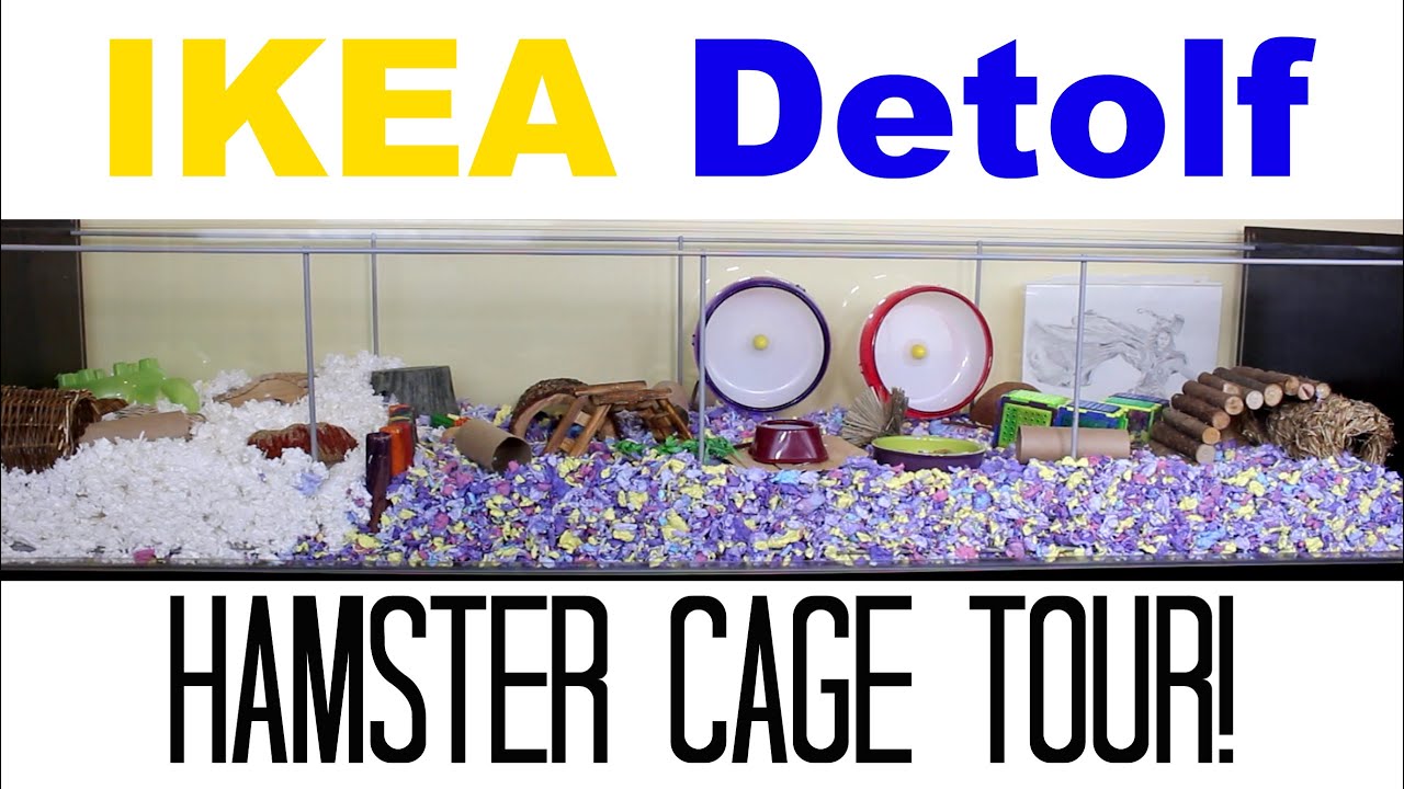 IKEA Detolf Hamster Cage Tour Summer 2016 - YouTube