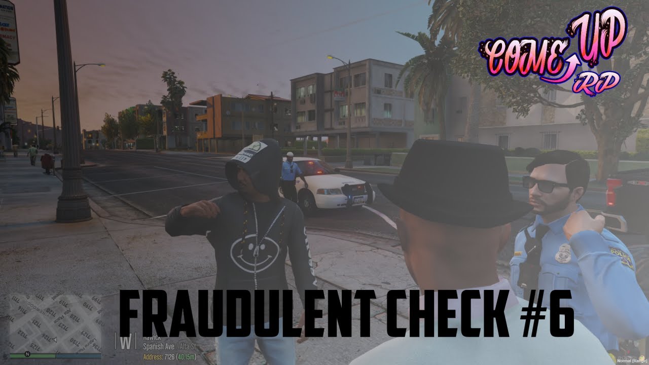 Fraudulent Check | FiveM Roleplay | CURP #6 - YouTube