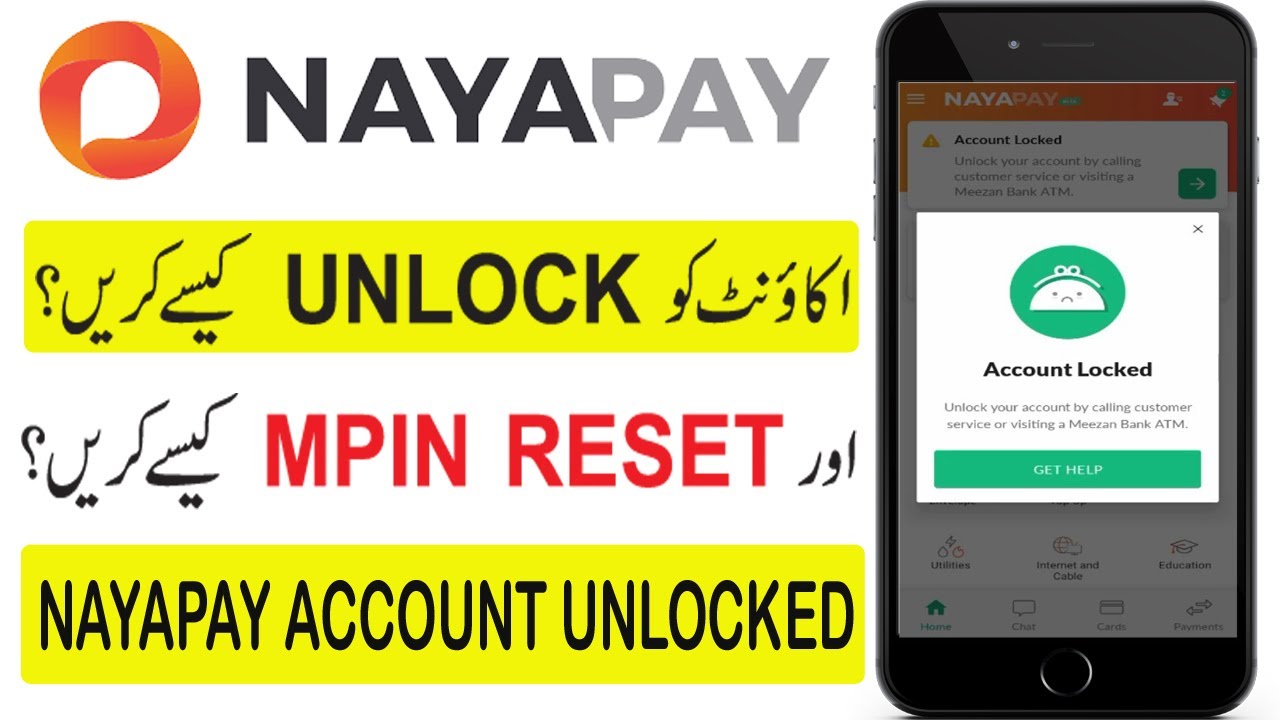 How To Unlock NayaPay Account In Meezan Bank ATM Machine Reset how-to-unlock-nayapay-account-in-meezan-bank-atm-machine-reset