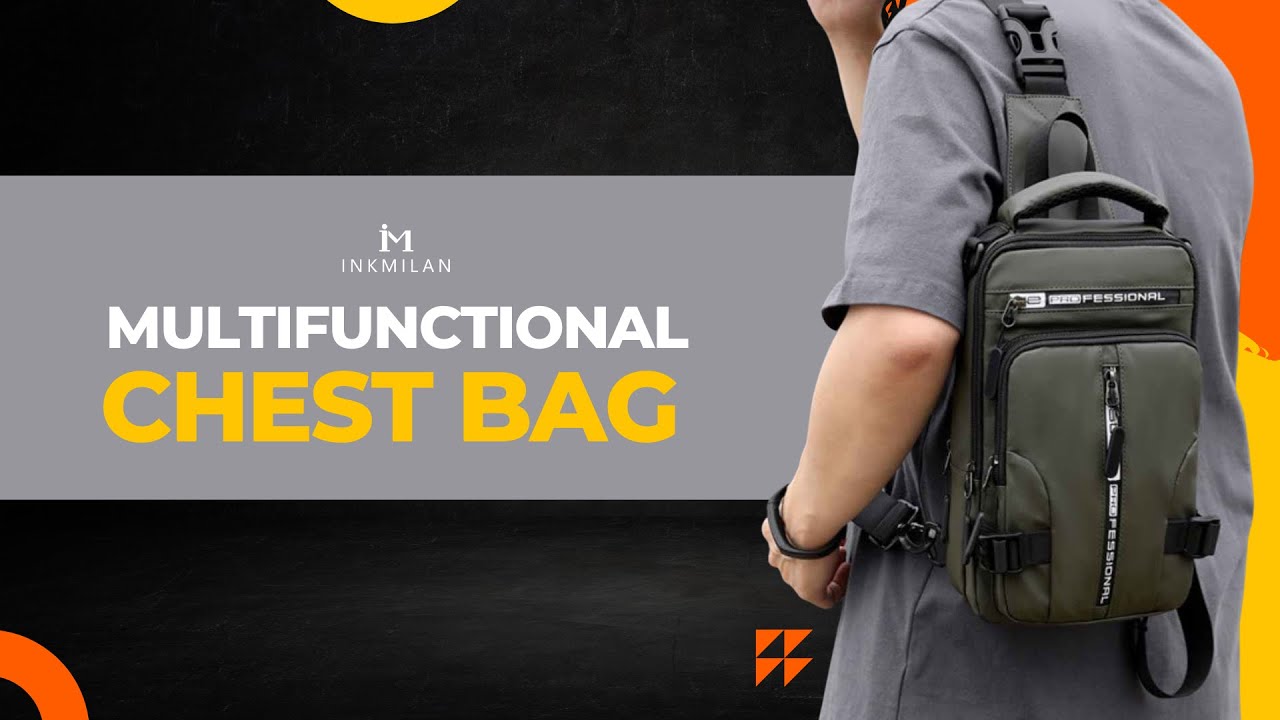 Multifunctional Chest Bag | INKMILAN Versatile Messenger Bag | INKMILAN ...