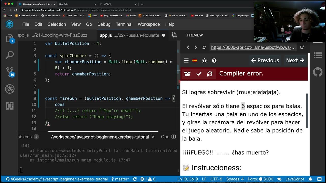 Ruleta Rusa / JavaScript CalvinChulo 4K - YouTube