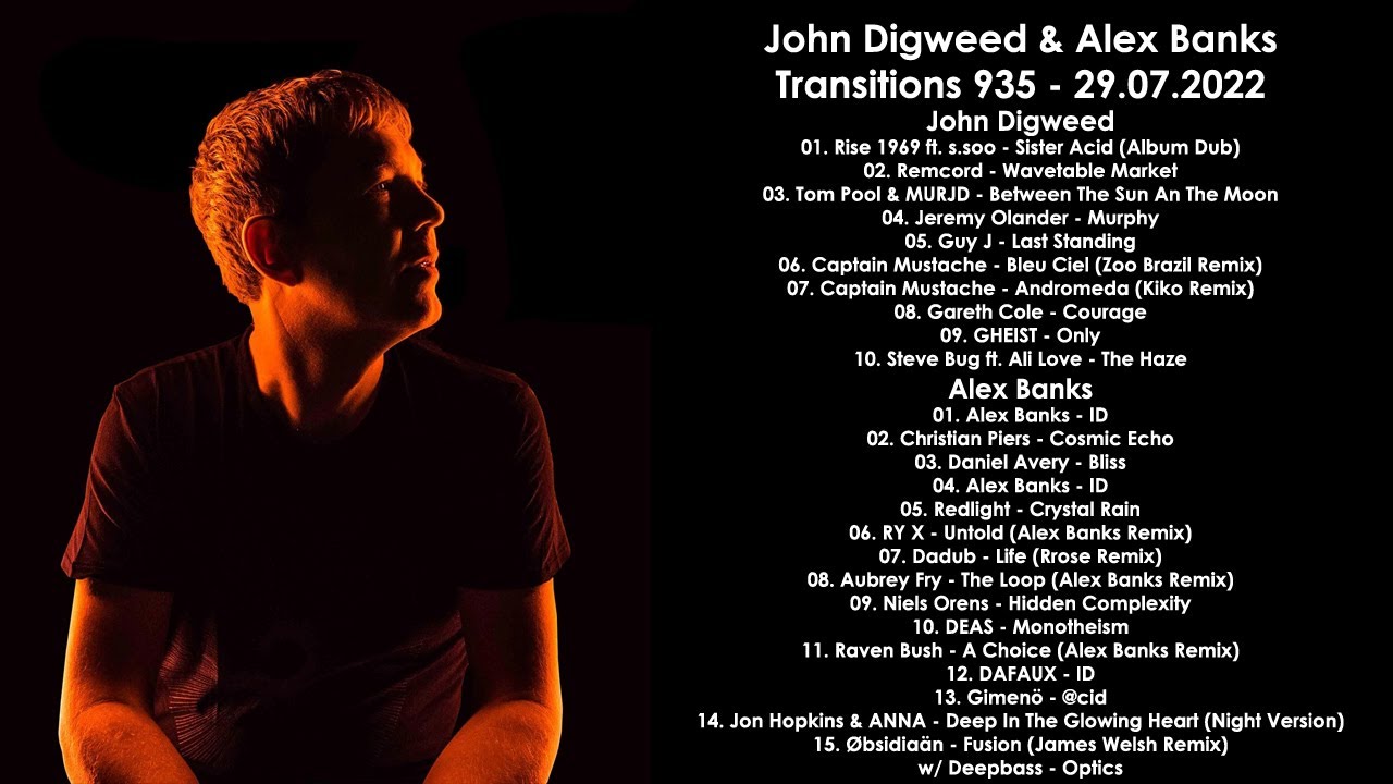 JOHN DIGWEED (UK) & ALEX BANKS (UK) @ Transitions 935 29.07.2022 - YouTube