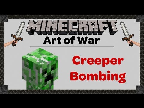 [Minecraft] Creeper Bombing | Art of War - YouTube