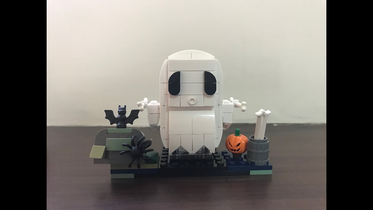 【LEGO】BrickHeadz系列 # 40351 - Halloween GHOST - YouTube