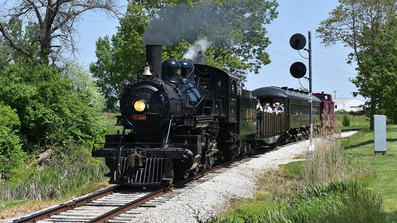Monticello Railway Museum: A Day With Southern 401 - YouTube