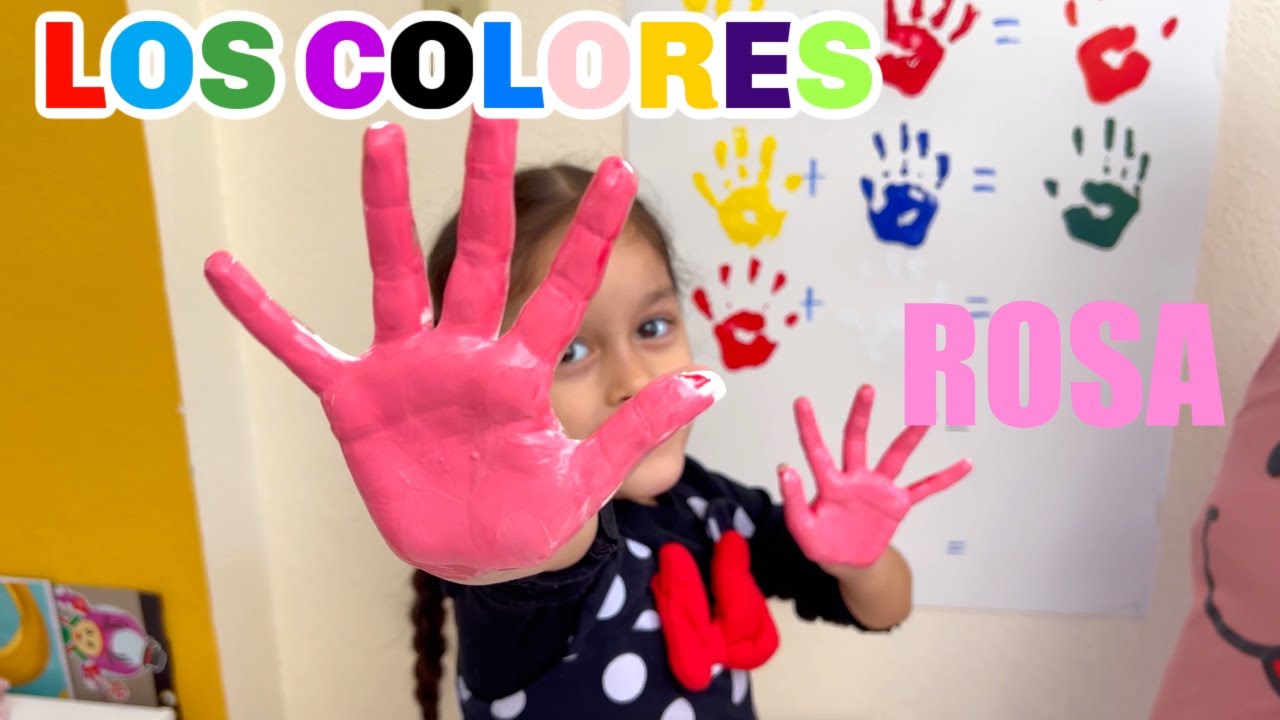 Dianee Aprende los COLORES con las Manos | Video Educativo para Niños ...
