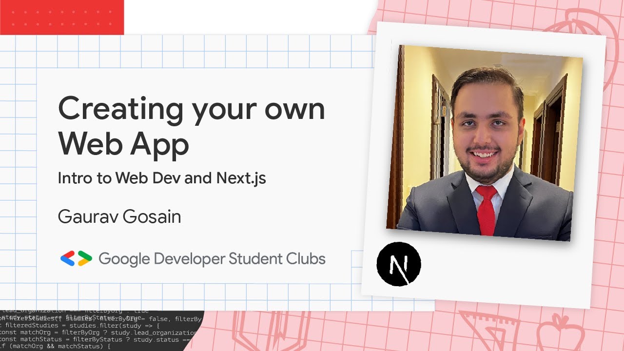Creating your First Web App - Intro to Next.js - YouTube