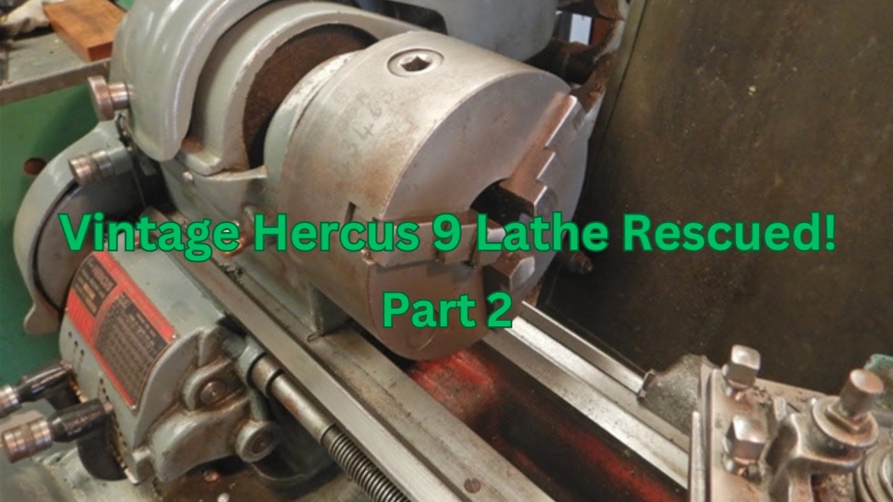 Part 2: Vintage Hercus Metal Lathe Rescued #lathe #metalworking # ...