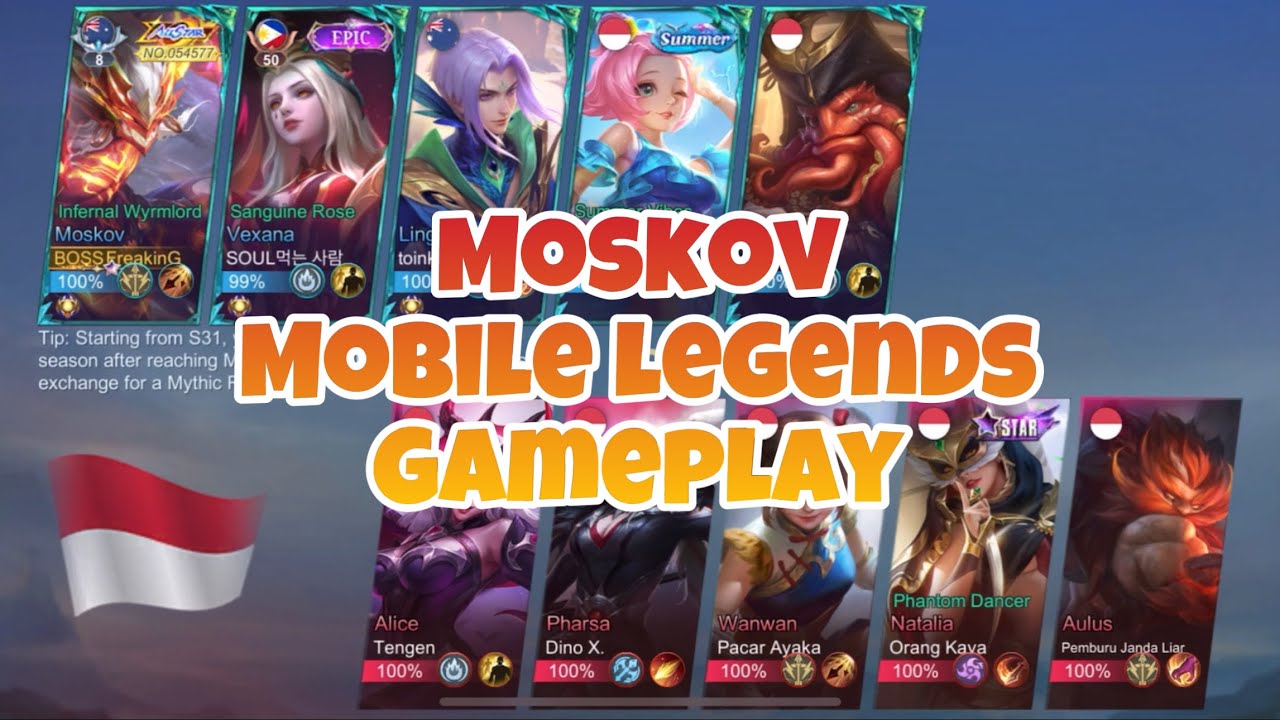 Moskov Mobile Legends Full Gameplay - YouTube