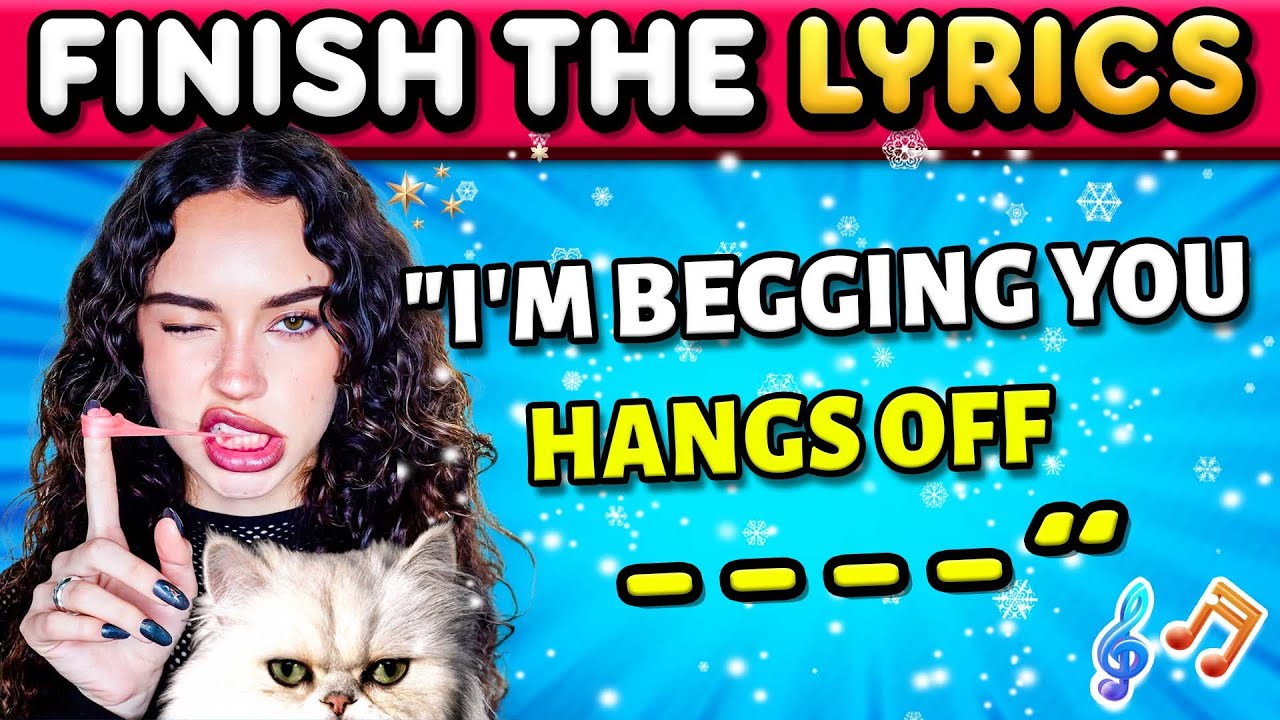 FINISH THE LYRICS 🎤 Viral TikTok Songs 2025 Edition 🔥 Music Quiz - YouTube
