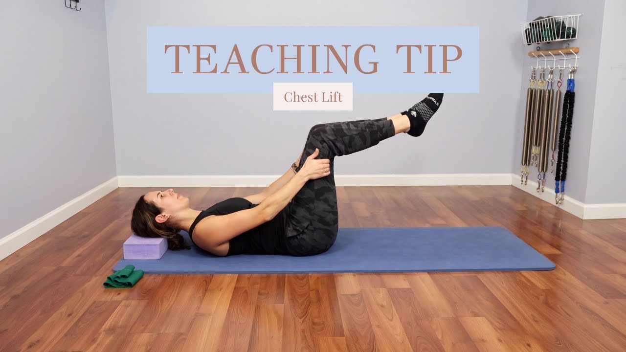 How to Do a Pilates Chest Lift | Build Core Strength & Improve ...