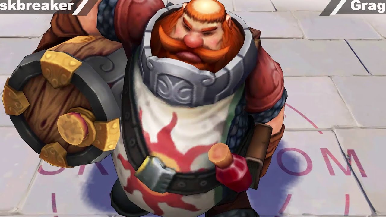 Gragas Caskbreaker Detailed Skin Spotlight - League of Legends - YouTube