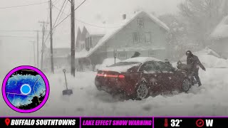Live Buffalo Lake Effect Snow Warning 2 3 Feet Expected Live Storm ...