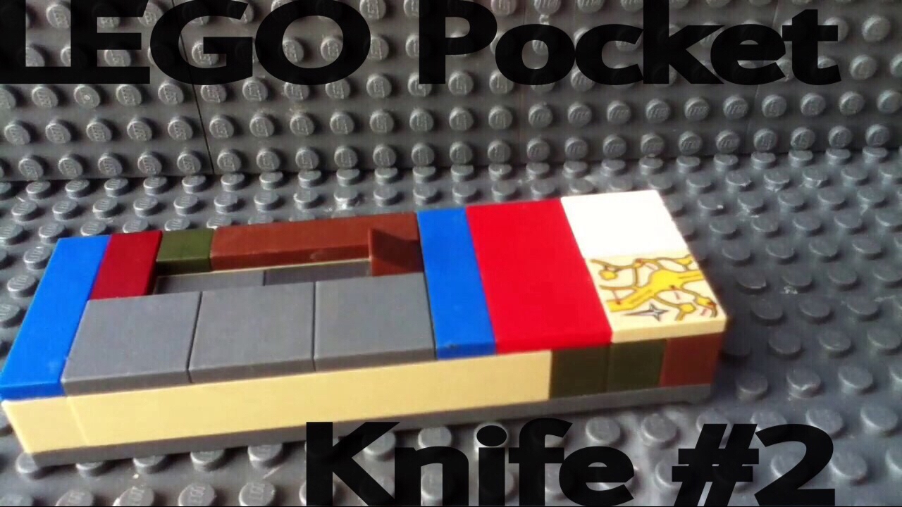 Lego pocket knife #2 - YouTube