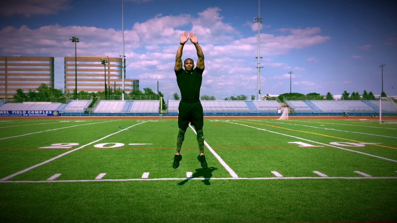 TOUCHDOWN SQUAT JUMPS - YouTube