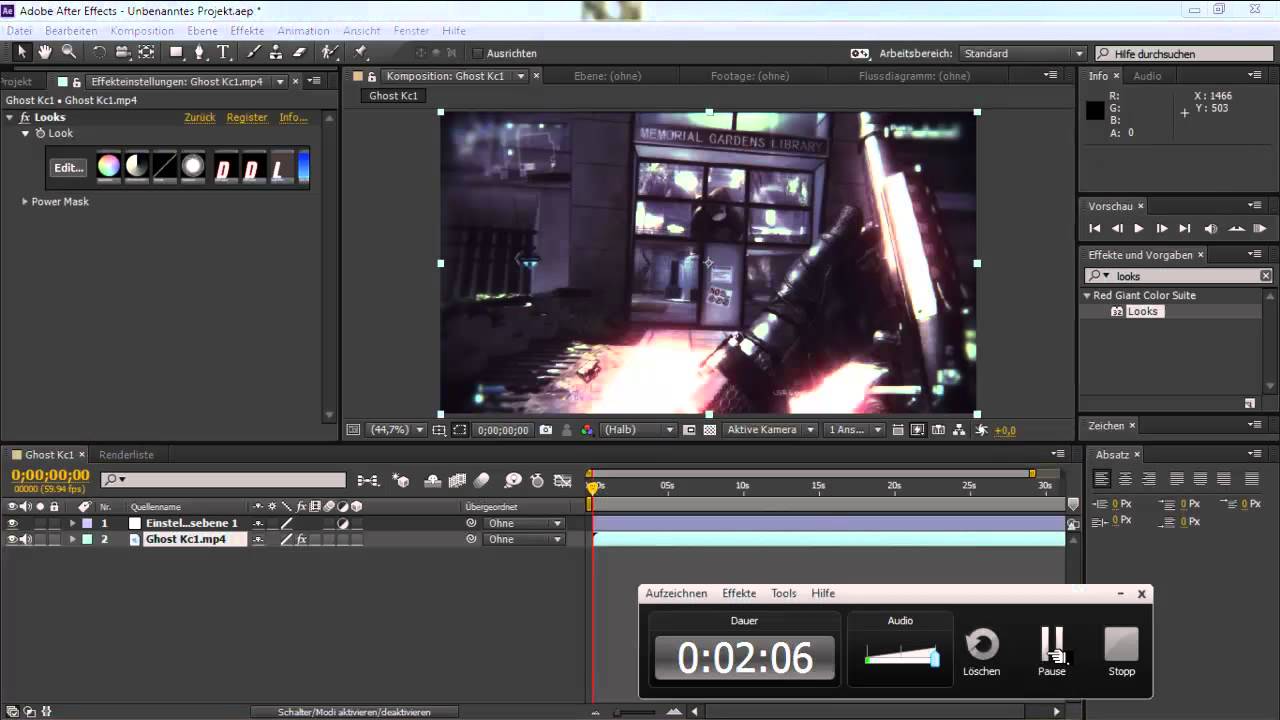 Scan Effekt | Adobe After effects CC | Edidt Tutorial - YouTube