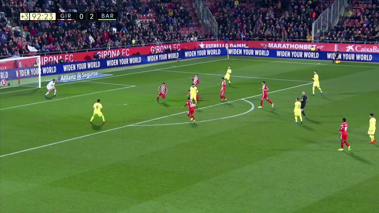 Lionel Messi crazy run vs Girona (27/01/2019) 1080i - YouTube
