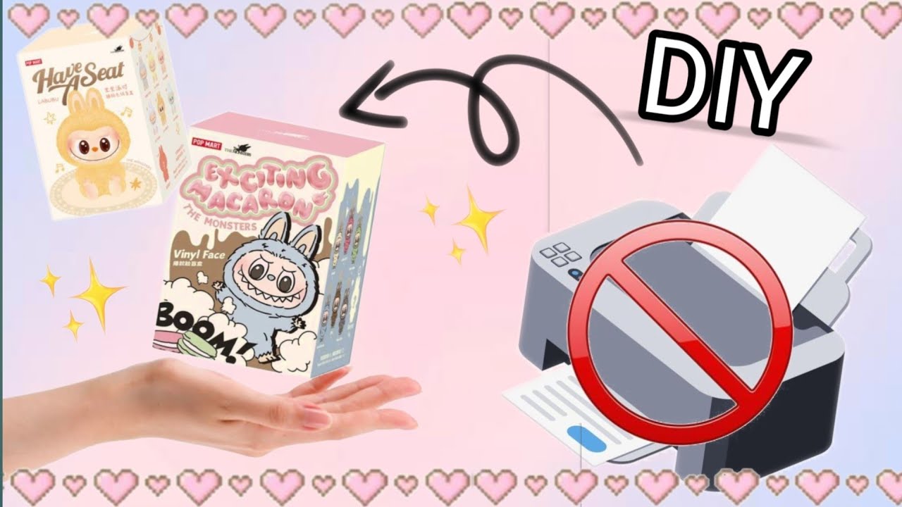 How to make Labubu blind box 💗 ️#diy #trending #viral #blindbox - YouTube