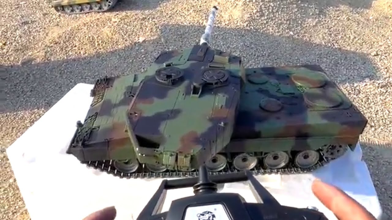 Rc Tank Leopard 2A6 Unboxing & Testing -Rc Unboxing Ark - YouTube