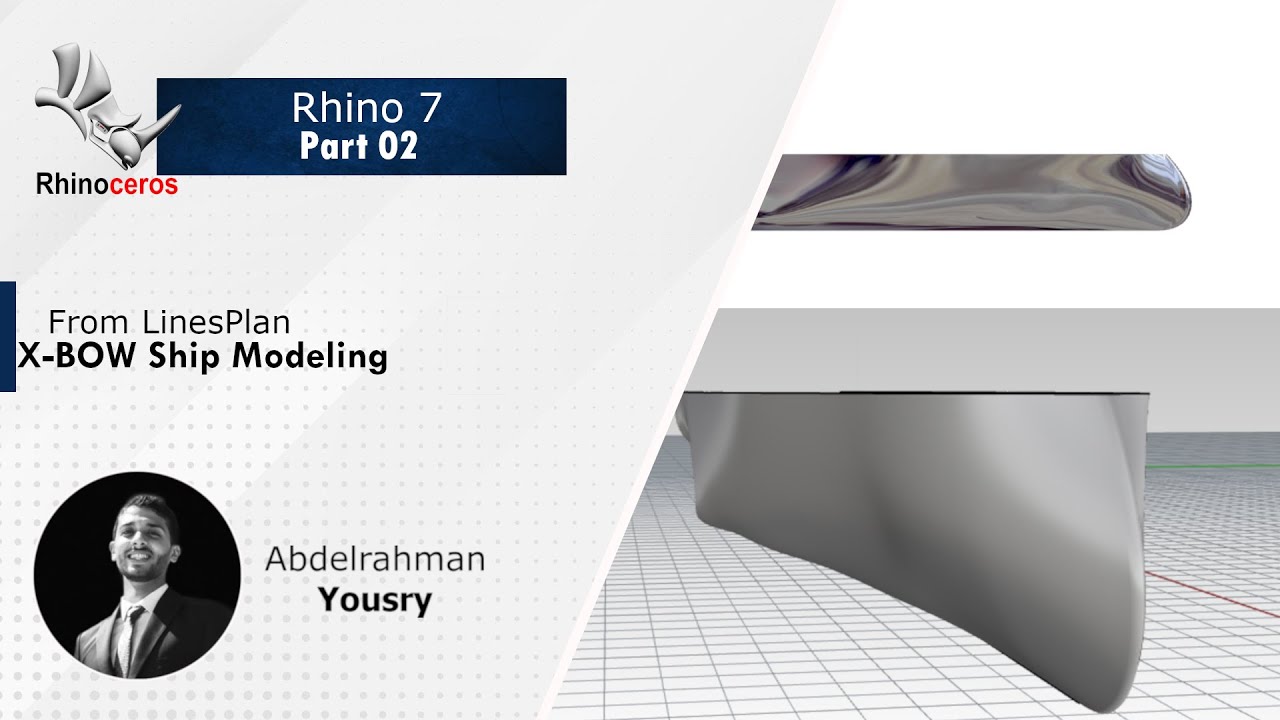 X-BOW Ship modeling using Rhino 3D Part 02 - YouTube